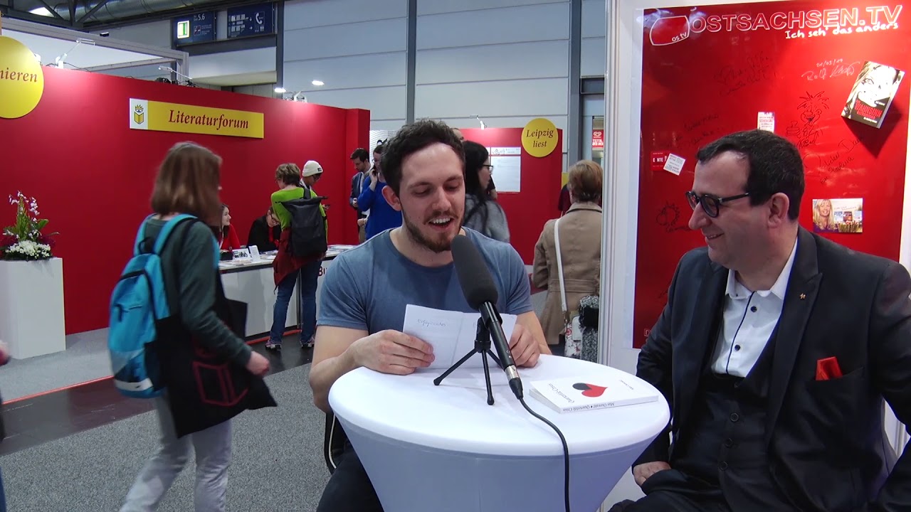 Max Osswald auf der Leipziger Buchmesse | Ostsachsen-TV.com